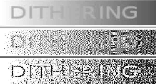 Dithering explained in a easy way, so anyway always have it on ...